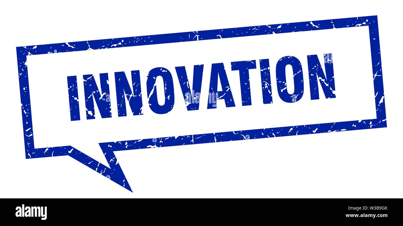 innovation sign. innovation square speech bubble. innovation Stock ...