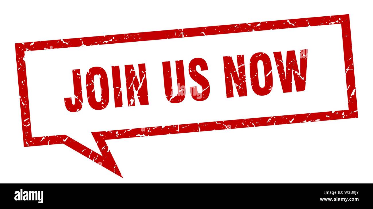 Join us now word Stock Vector Images - Alamy