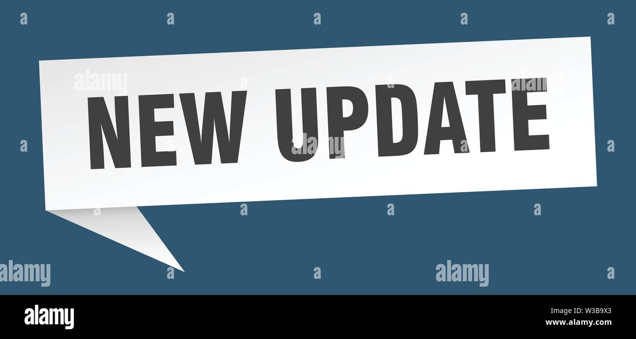 new update speech bubble. new update sign. new update banner Stock ... new update speech bubble. new update sign. new update banner Stock ...