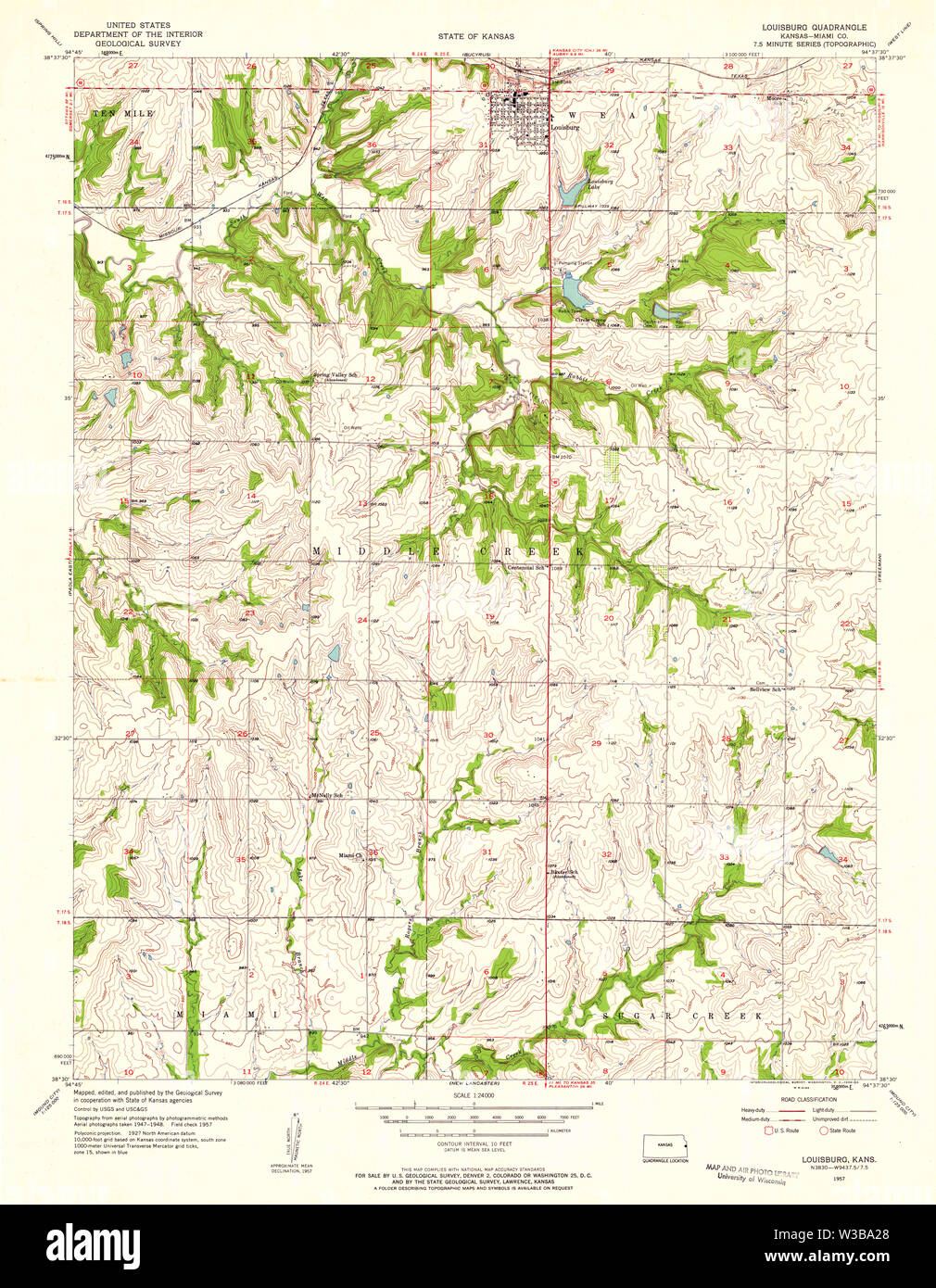 Map of louisburg hi-res stock photography and images - Alamy