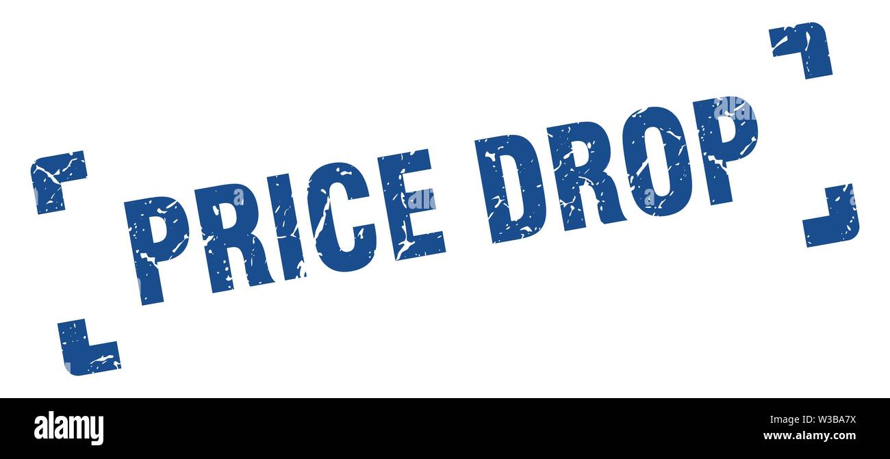 price drop stamp. price drop square grunge sign. price drop Stock ...
