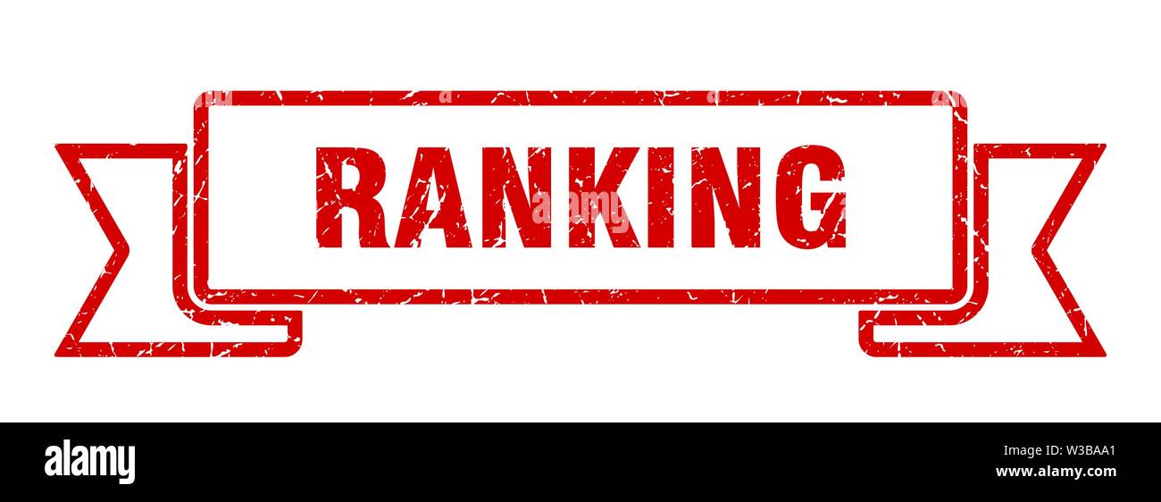 ranking grunge ribbon. ranking sign. ranking banner Stock Vector Image & Art - Alamy