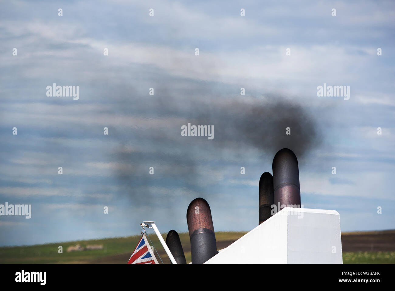 Emissions from the Gills Bay, St Margarets Hope car ferry between ...
