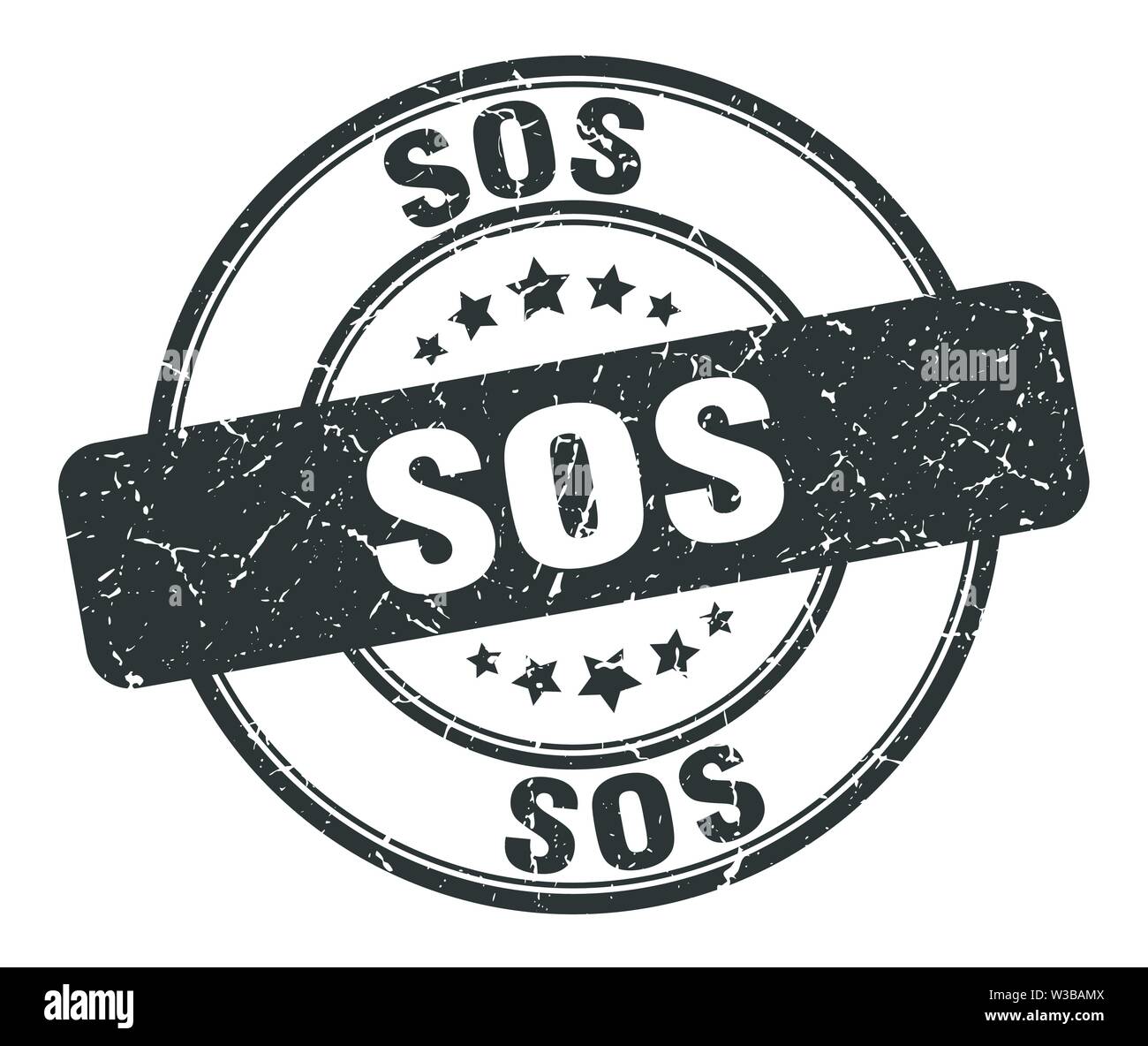 Sos stamp Black and White Stock Photos & Images - Alamy