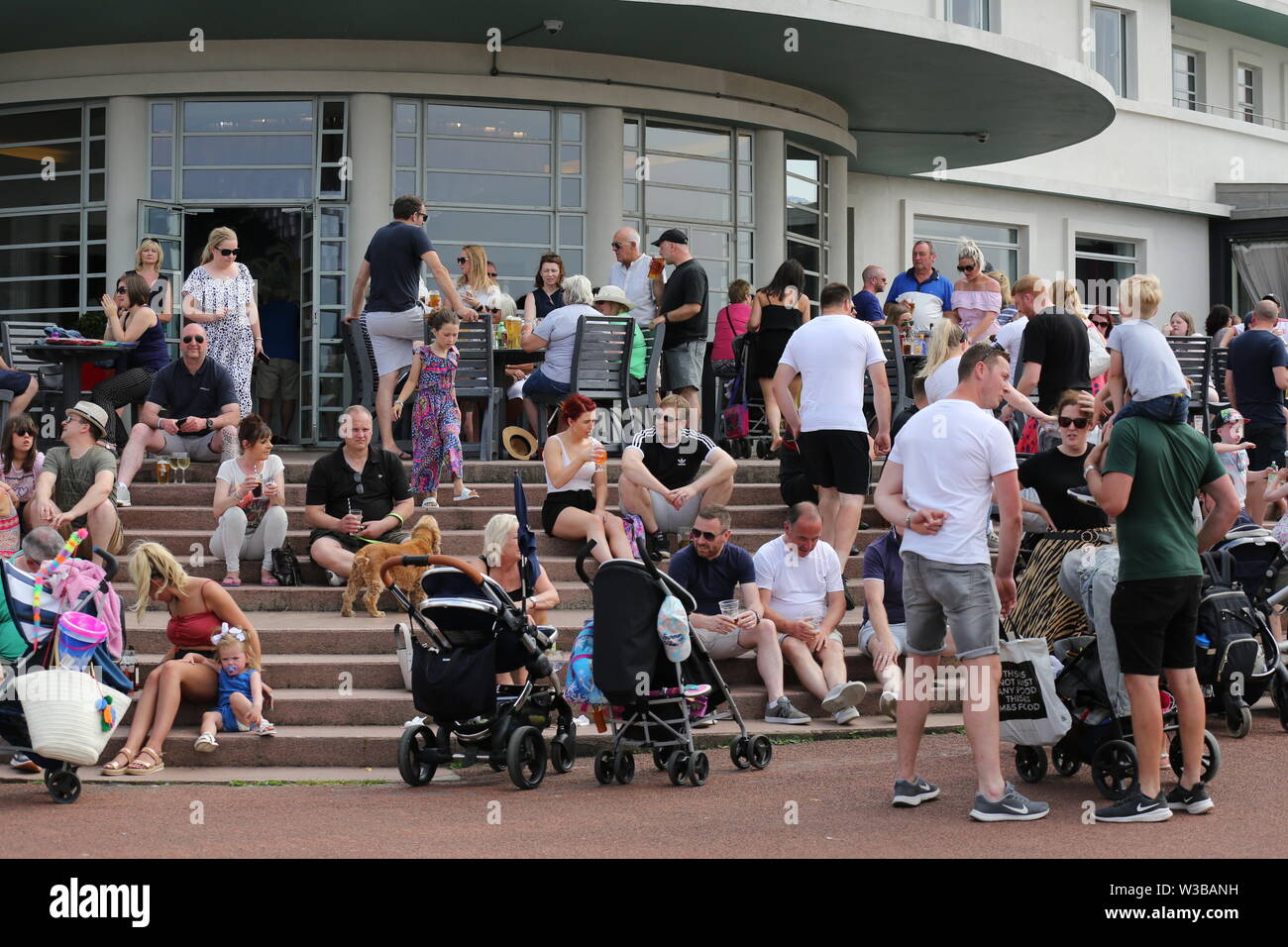Midland Hotel Morecambe Rotunda Bar Stock Photo - Alamy