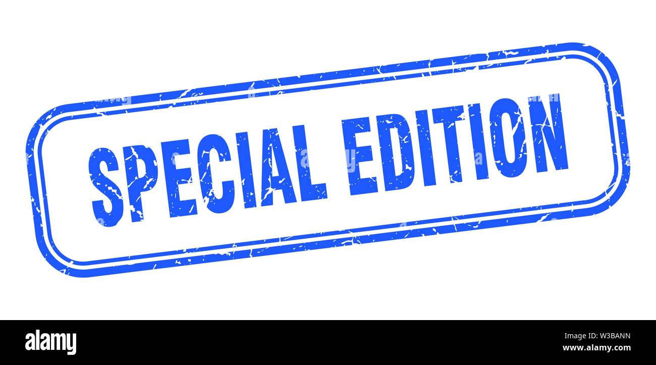 special edition stamp. special edition square grunge sign. special ...