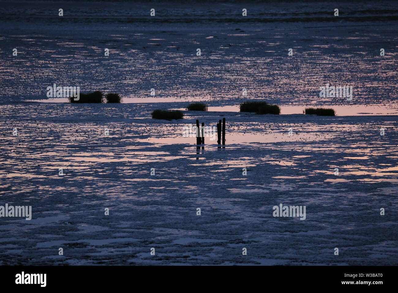 reflection on beach Stock Photo - Alamy