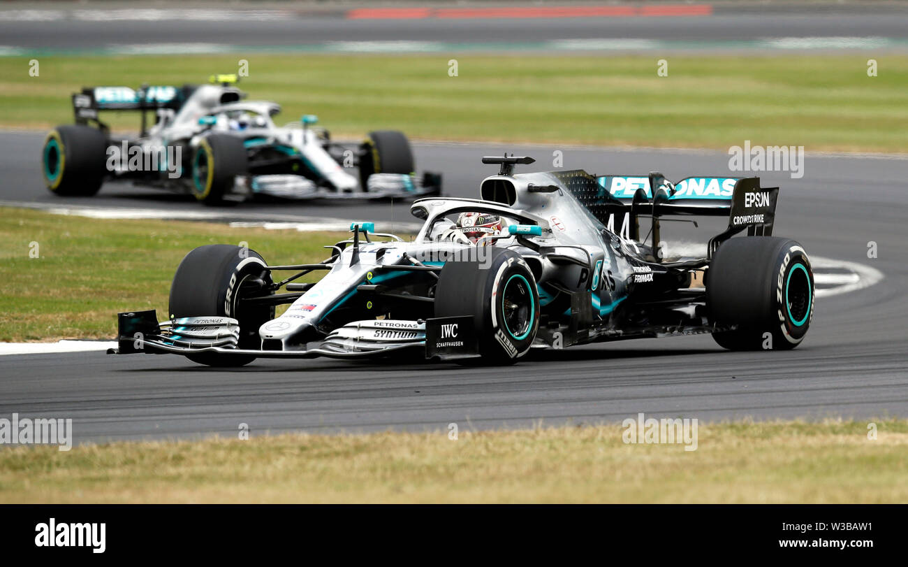 Mercedes driver Lewis Hamilton during the British Grand Prix at ...