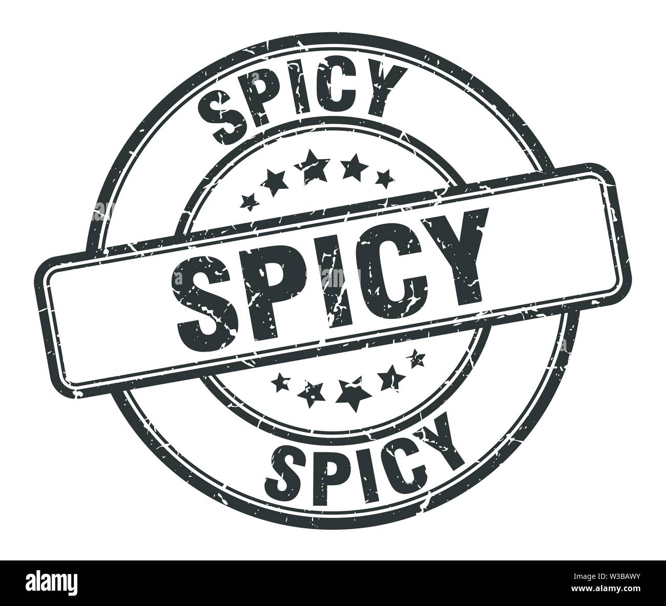 spicy stamp. spicy round grunge sign. spicy Stock Vector Image & Art ...