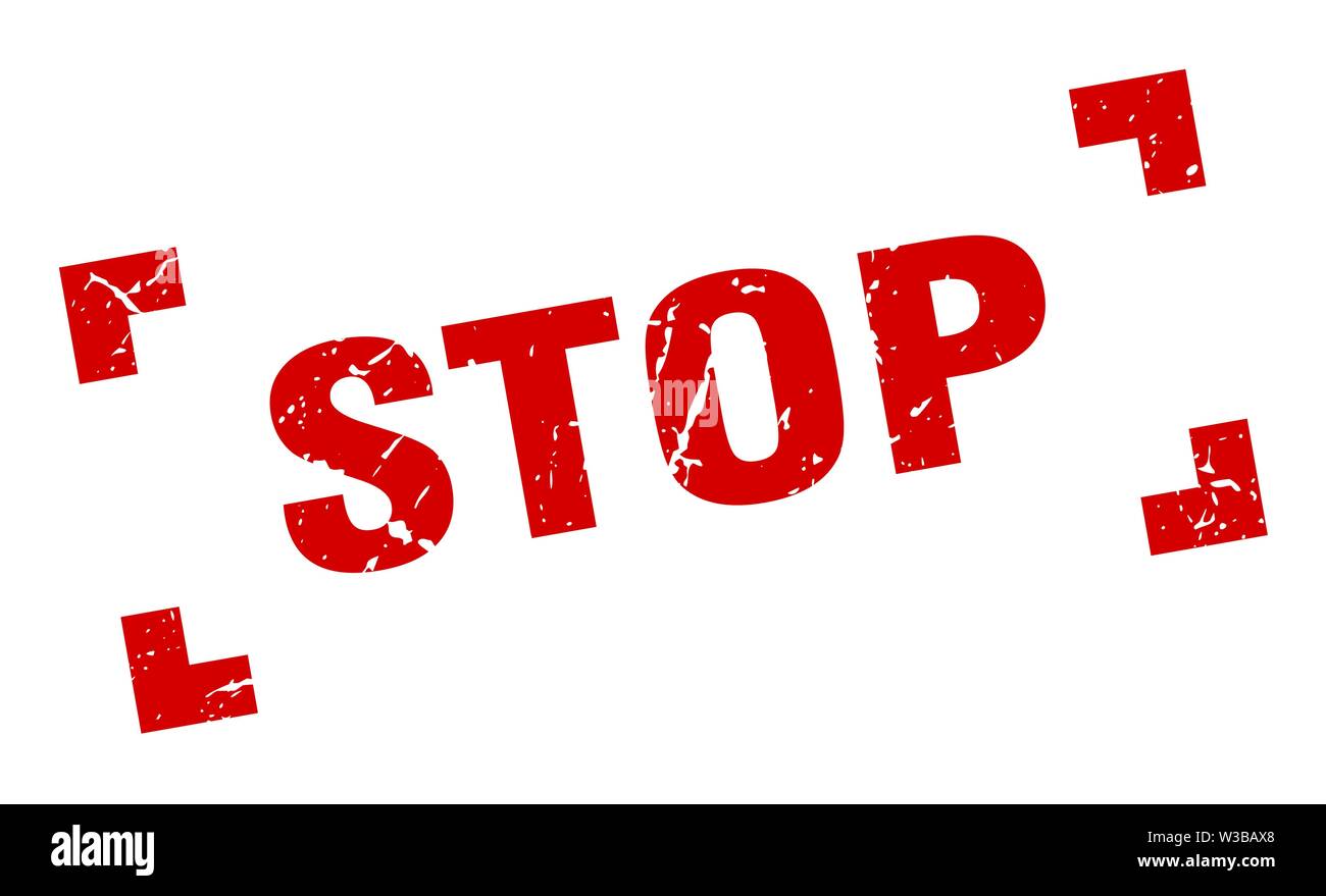 stop stamp. stop square grunge sign. stop Stock Vector Image & Art - Alamy