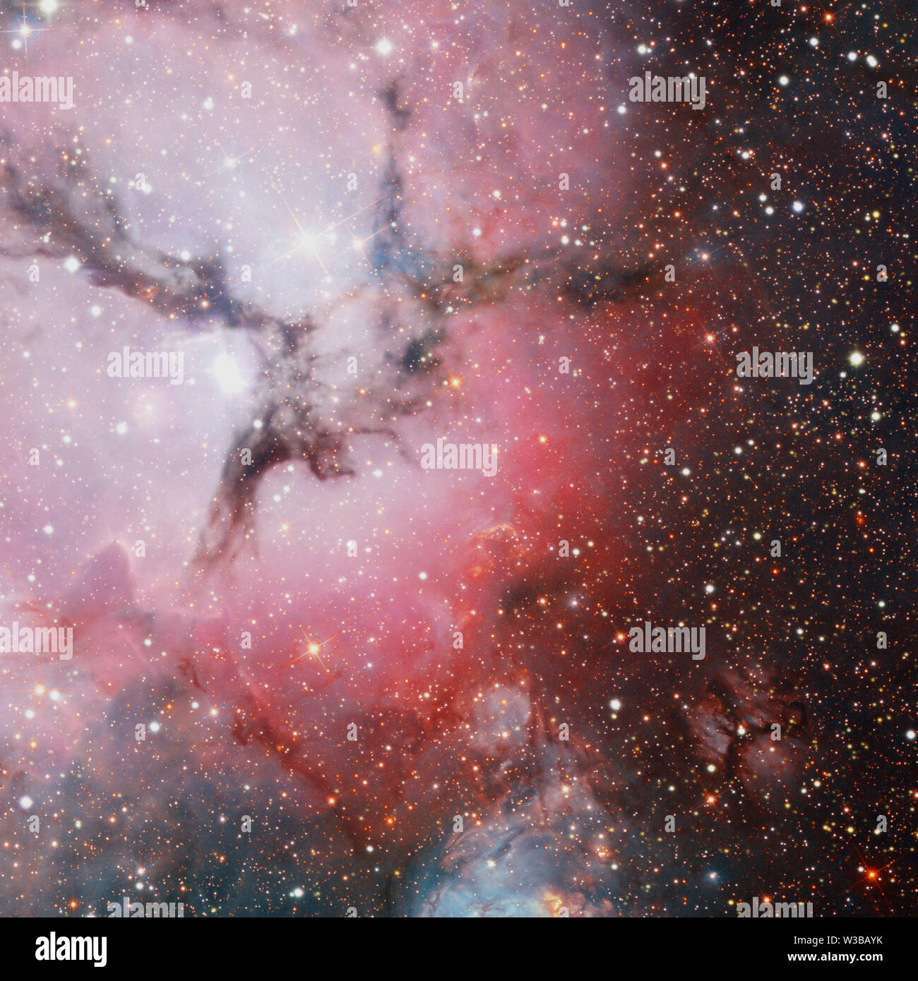 Nebula in outer space. Gas and dust clouds. Elements of this image ...