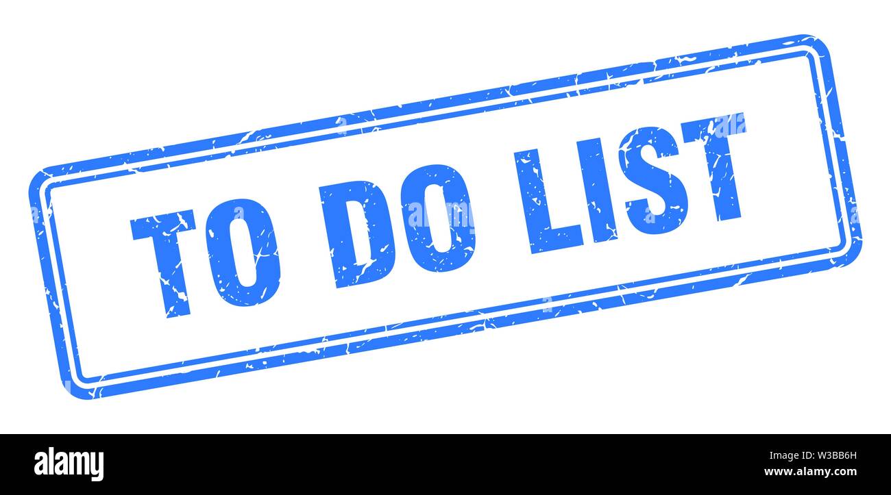 to do list stamp. to do list square grunge sign. to do list Stock ...