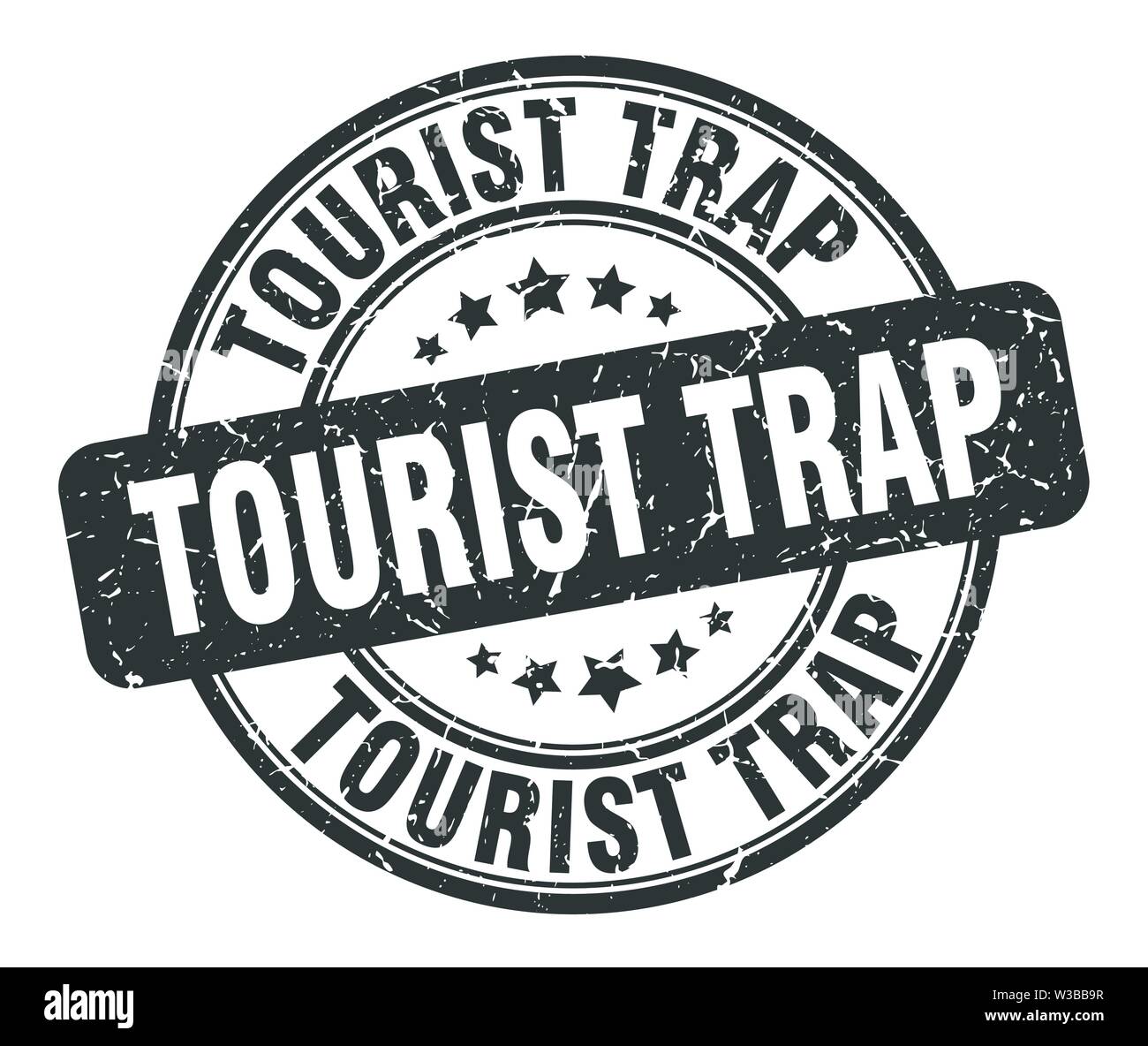 tourist trap stamp. tourist trap round grunge sign. tourist trap Stock ...