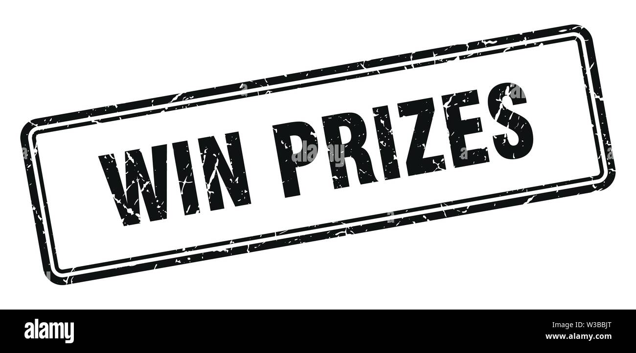 Win prizes stamp Stock Vector Images - Alamy