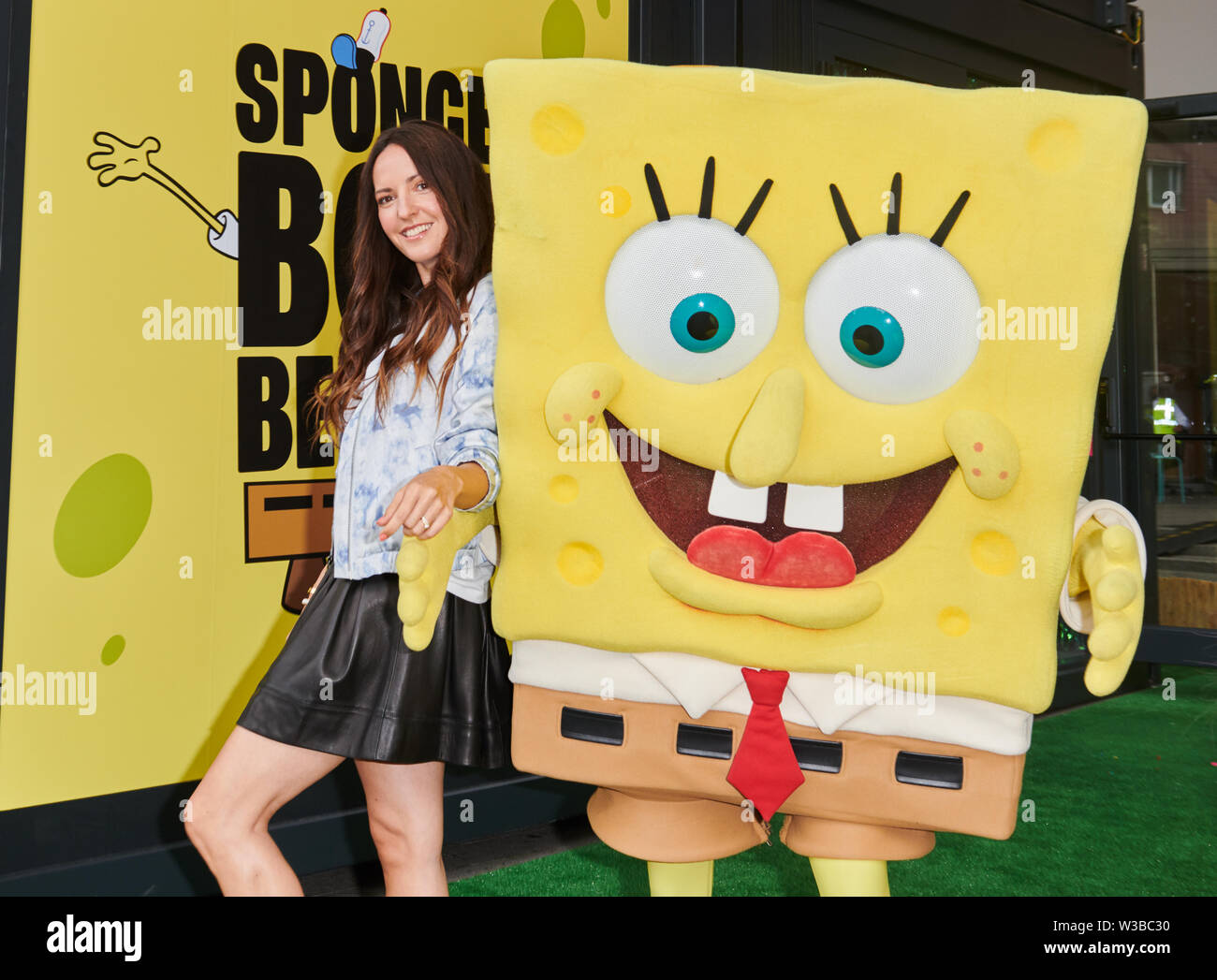 Berlin, Germany. 14th July, 2019. The presenter Johanna Klum poses with ...