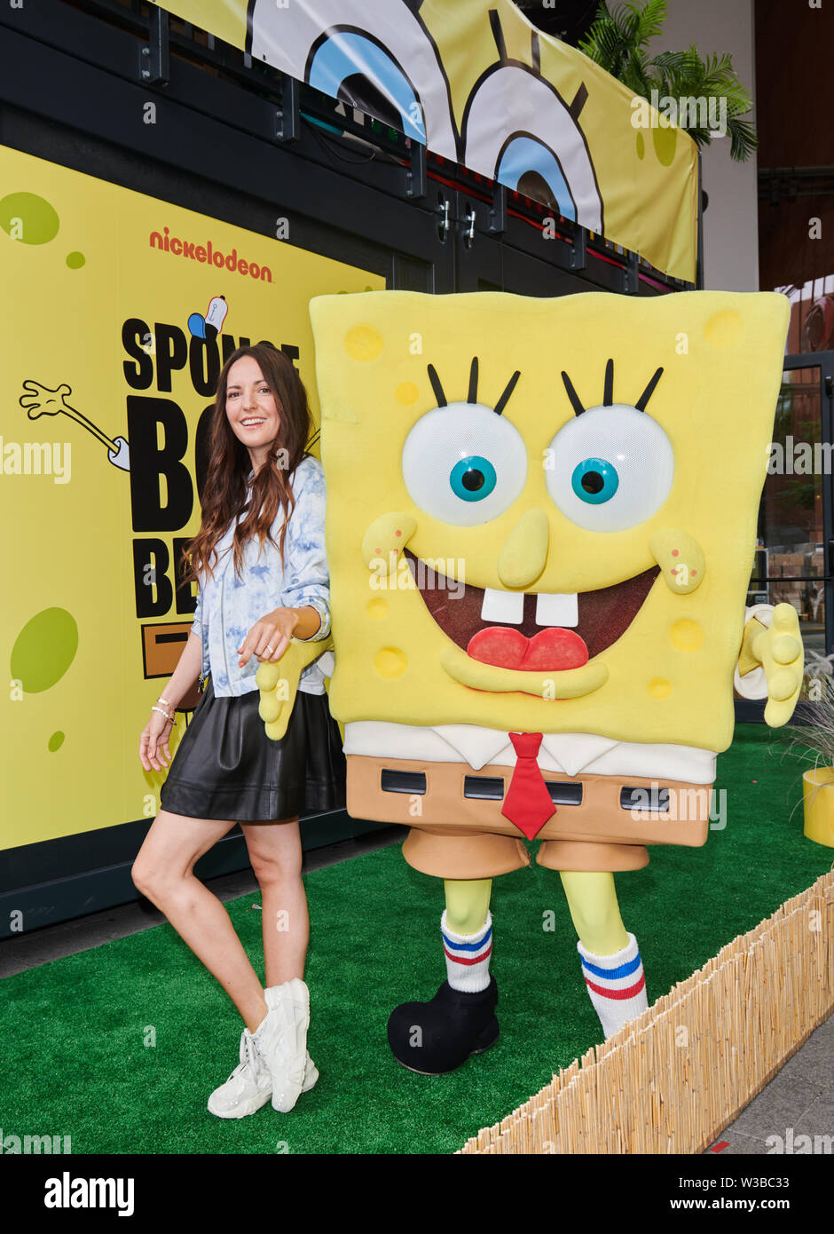 Berlin, Germany. 14th July, 2019. The presenter Johanna Klum poses with ...