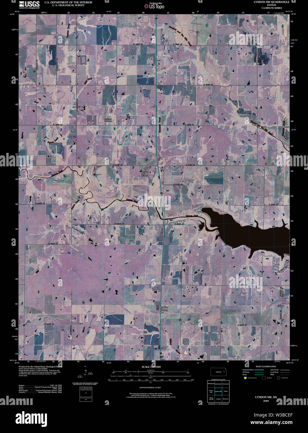 Lyndon map hi-res stock photography and images - Alamy