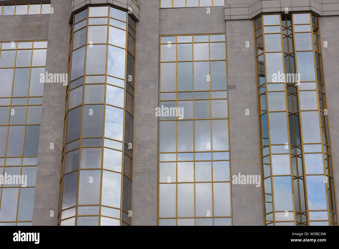 facade mirror walls glass building window architecture Stock Photo - Alamy