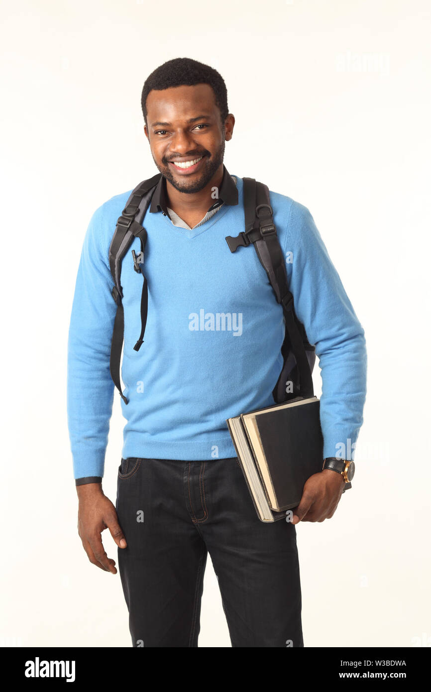 Portrait of a college student smiling Stock Photo - Alamy