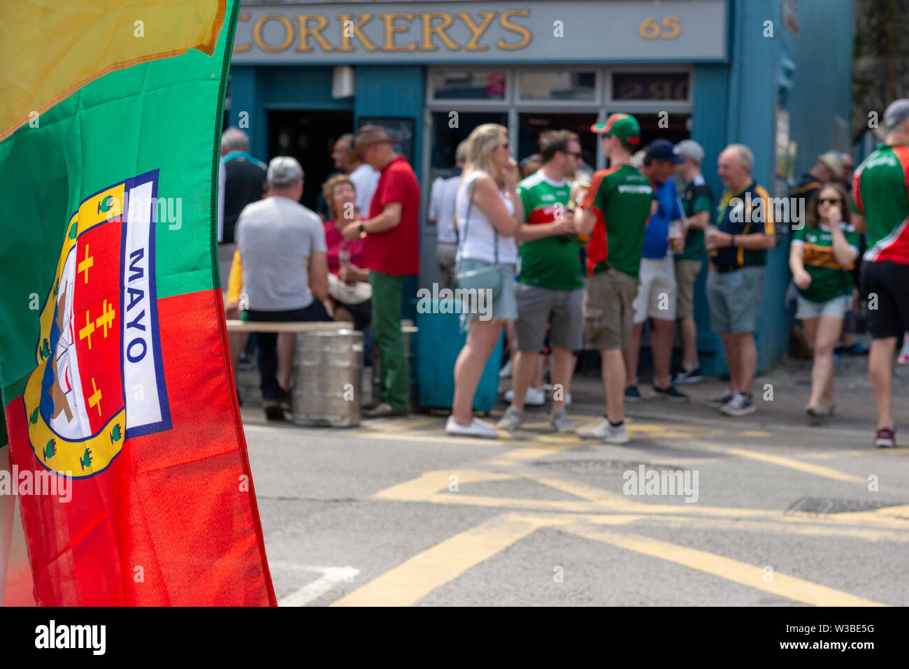 Match day in Killarney, County Kerry, Ireland. Mayo Gaelic football ...