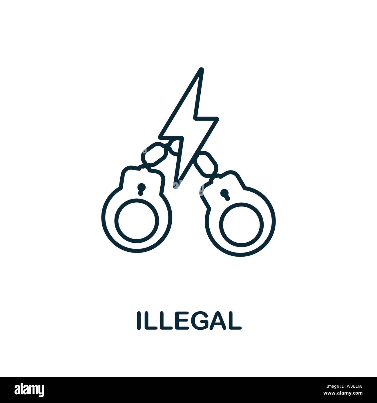 Financial crime icons Stock Vector Images - Alamy