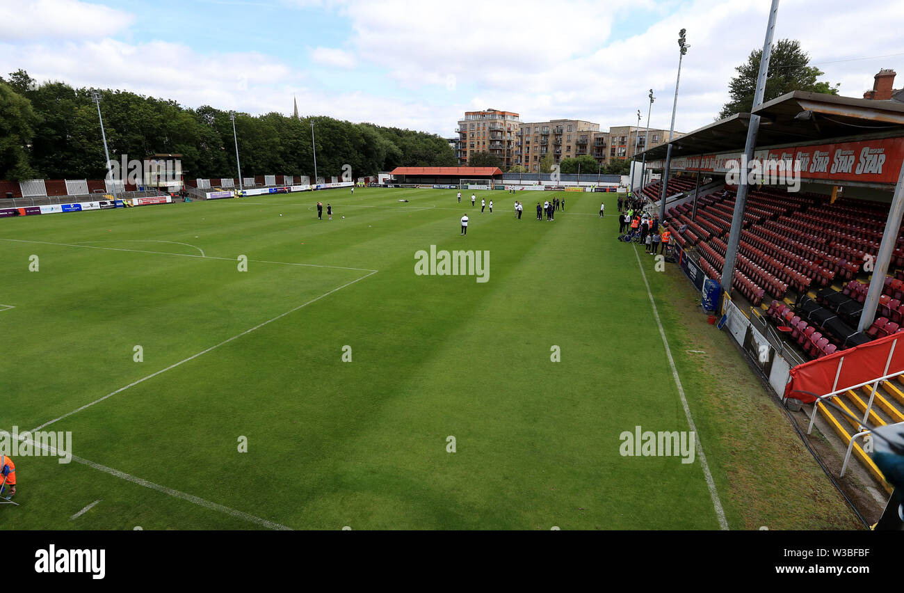 A general view of Richmond Park during the pre-season friendly match at ...