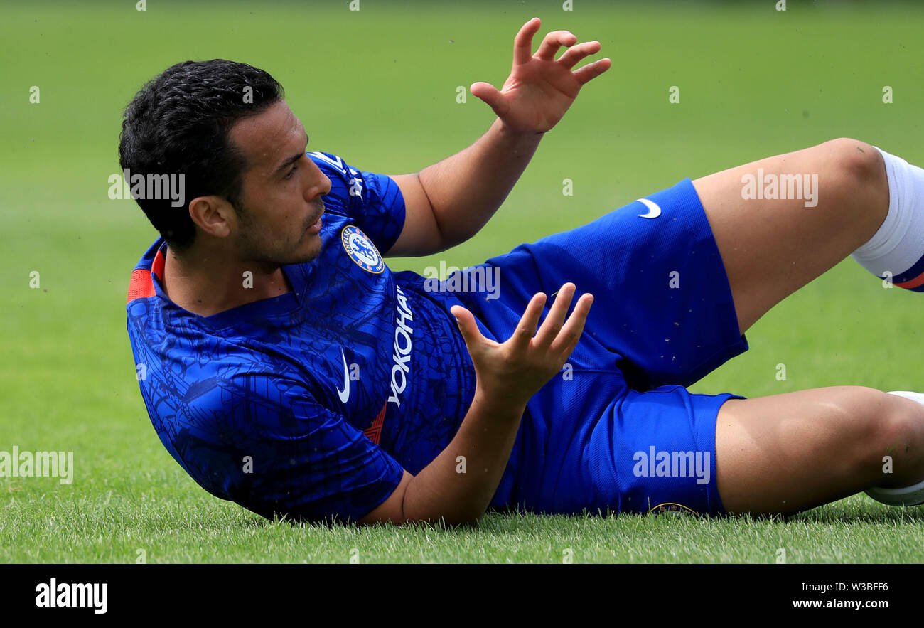 Chelsea's Pedro during the pre-season friendly match at Richmond Park ...