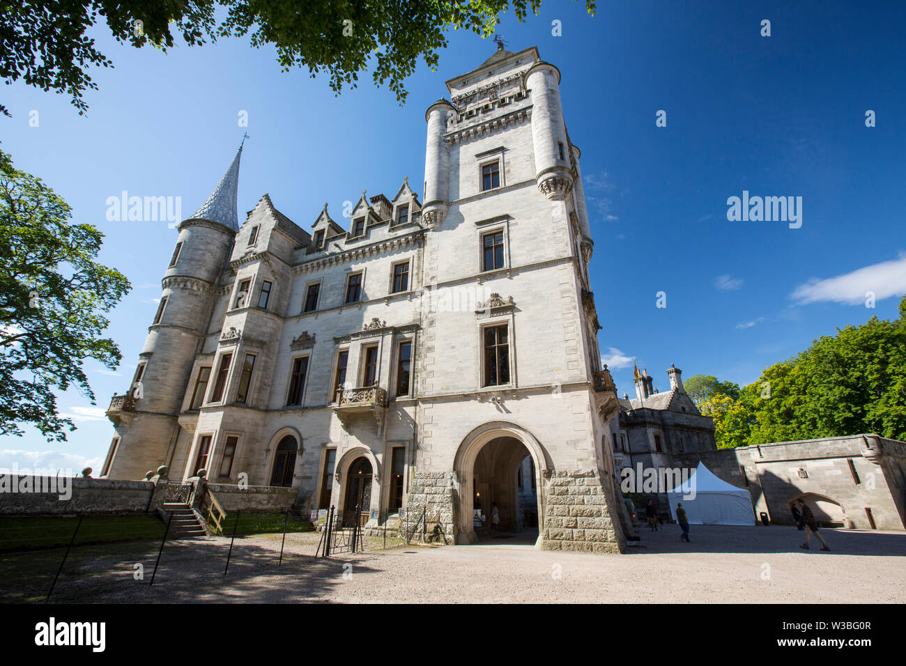 Dunrobin Castle, Brora, Sutherland, Scotland, UK Stock Photo - Alamy