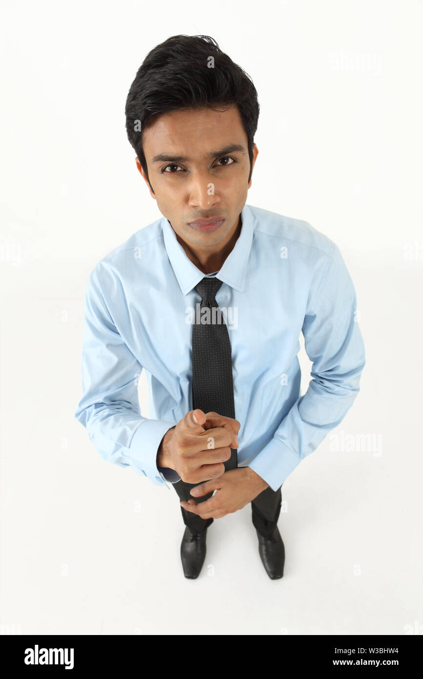 Pointing down angle hi-res stock photography and images - Alamy