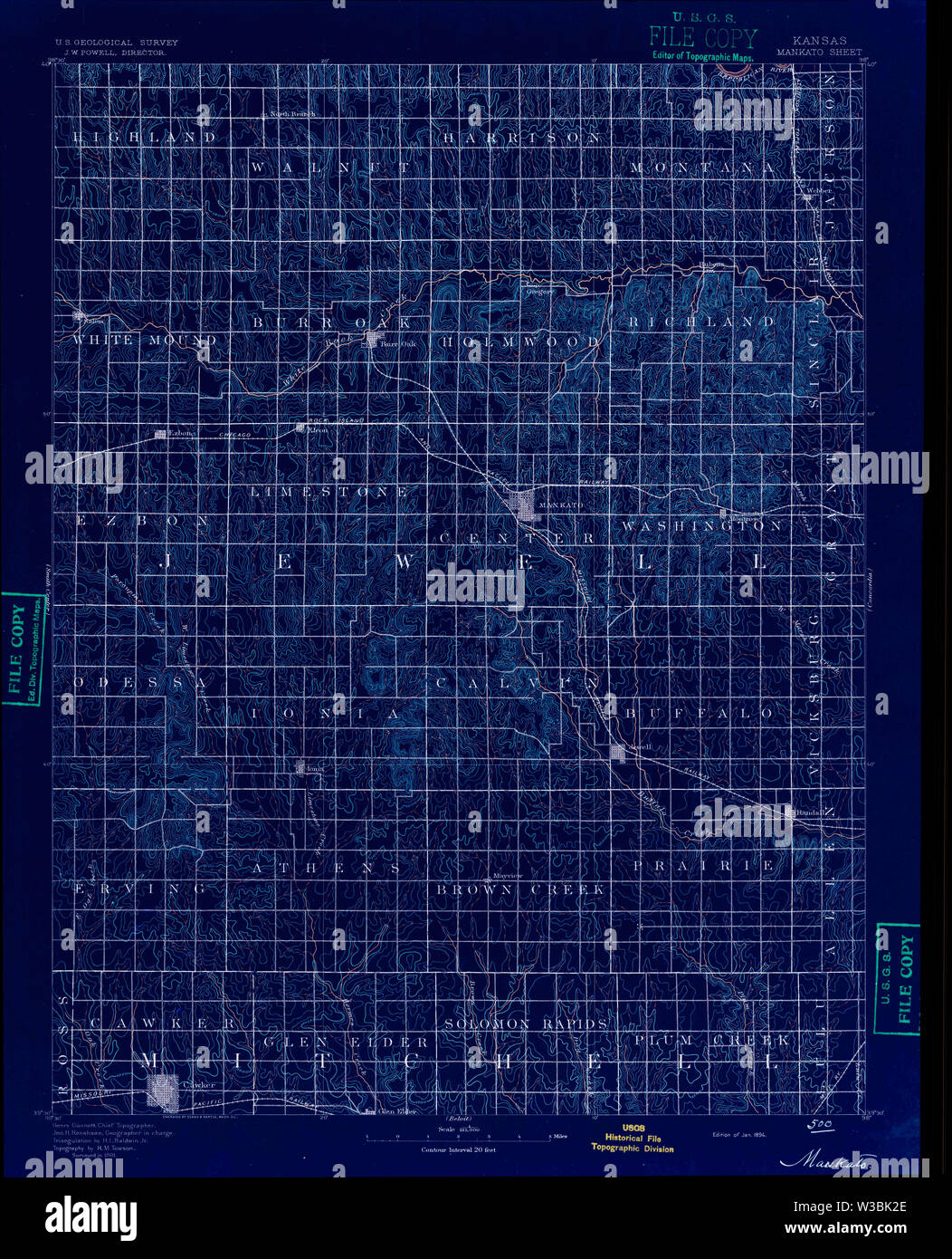Map of mankato hi-res stock photography and images - Alamy