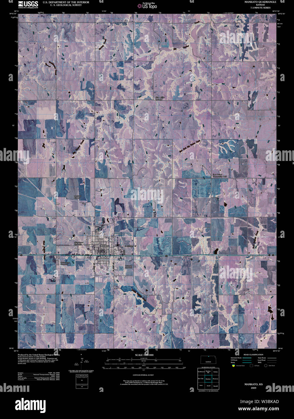 Map of mankato hi-res stock photography and images - Alamy