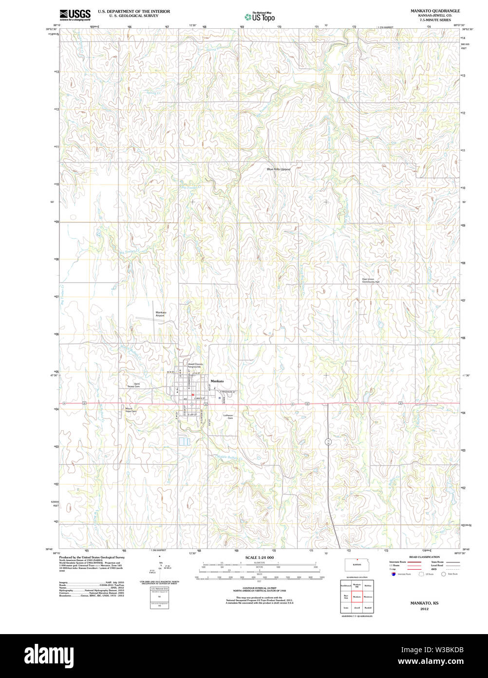 Map of mankato Cut Out Stock Images & Pictures - Alamy