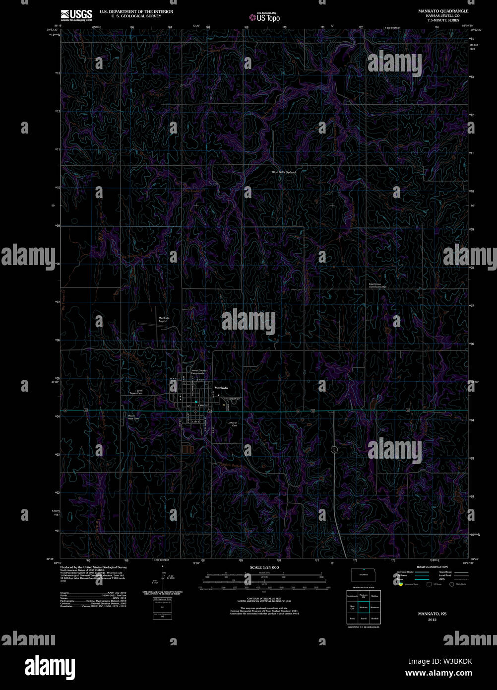 Map of mankato hi-res stock photography and images - Alamy