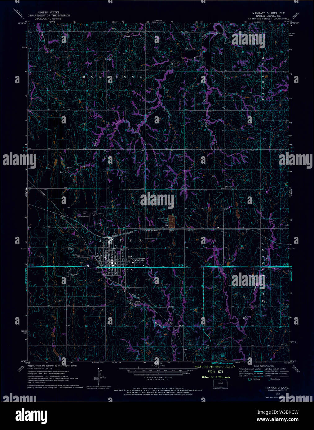 Mankato map hi-res stock photography and images - Alamy