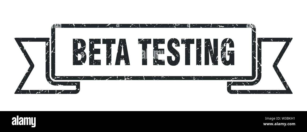 Beta testing stamp Black and White Stock Photos & Images - Alamy