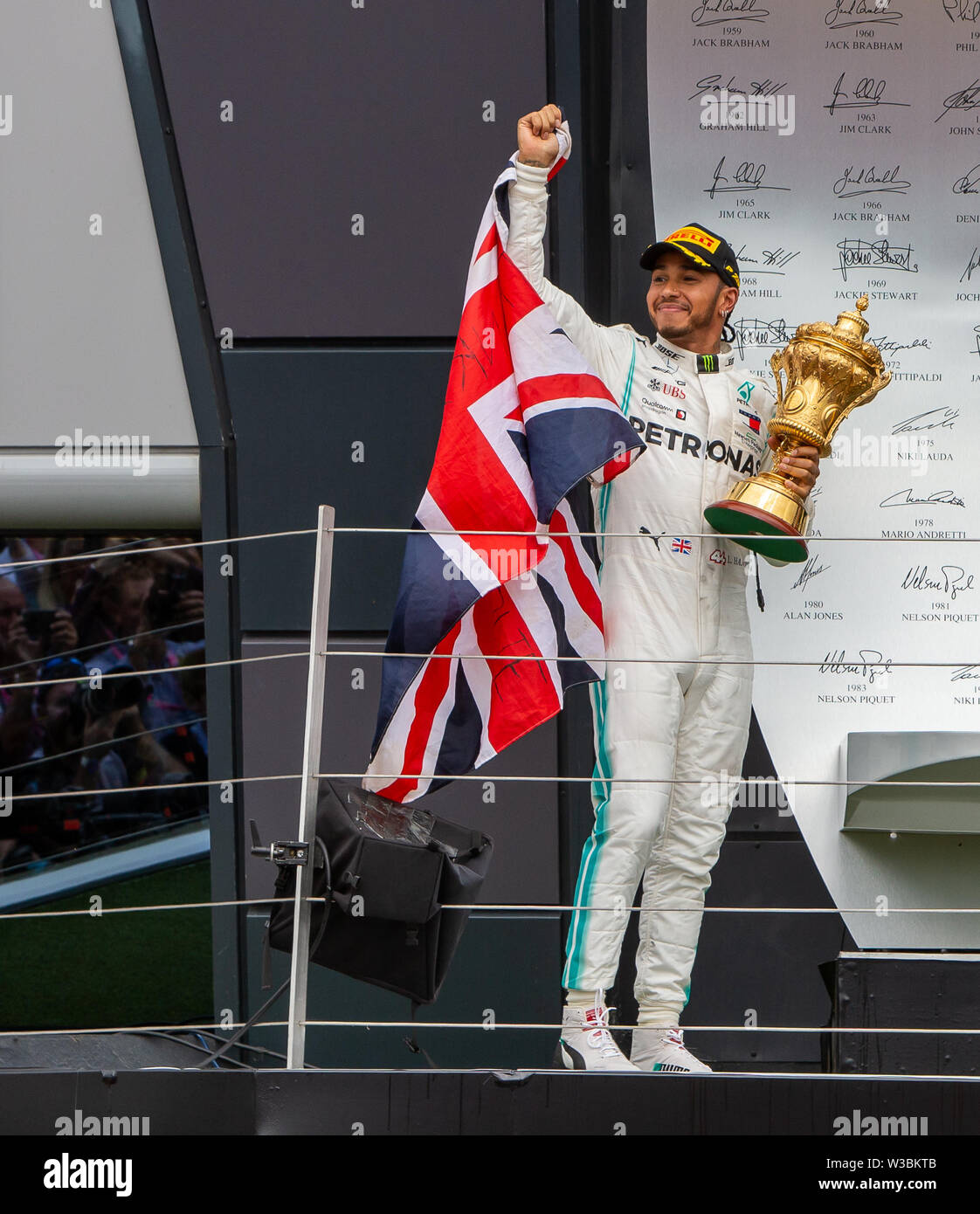Silverstone, UK. 14th July 2019. FIA F1 Grand Prix of Britain, Race Day ...