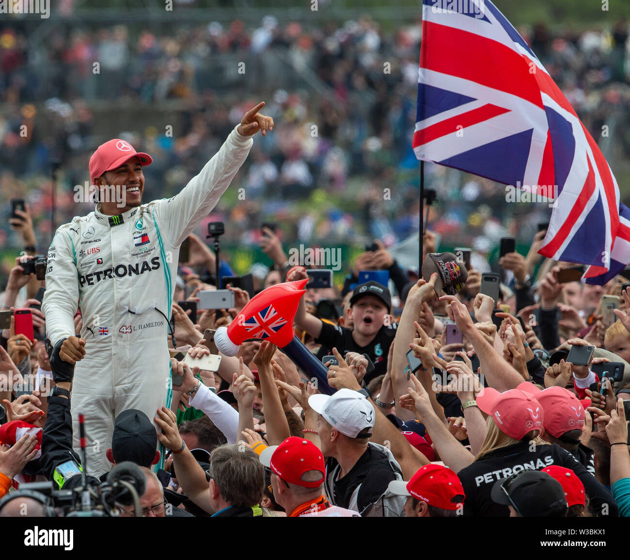 Silverstone, UK. 14th July 2019. FIA F1 Grand Prix of Britain, Race Day ...