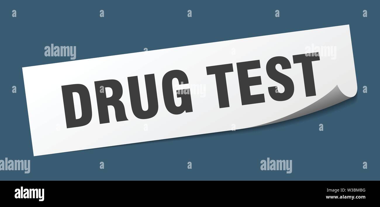 Drug test sign square hi-res stock photography and images - Alamy