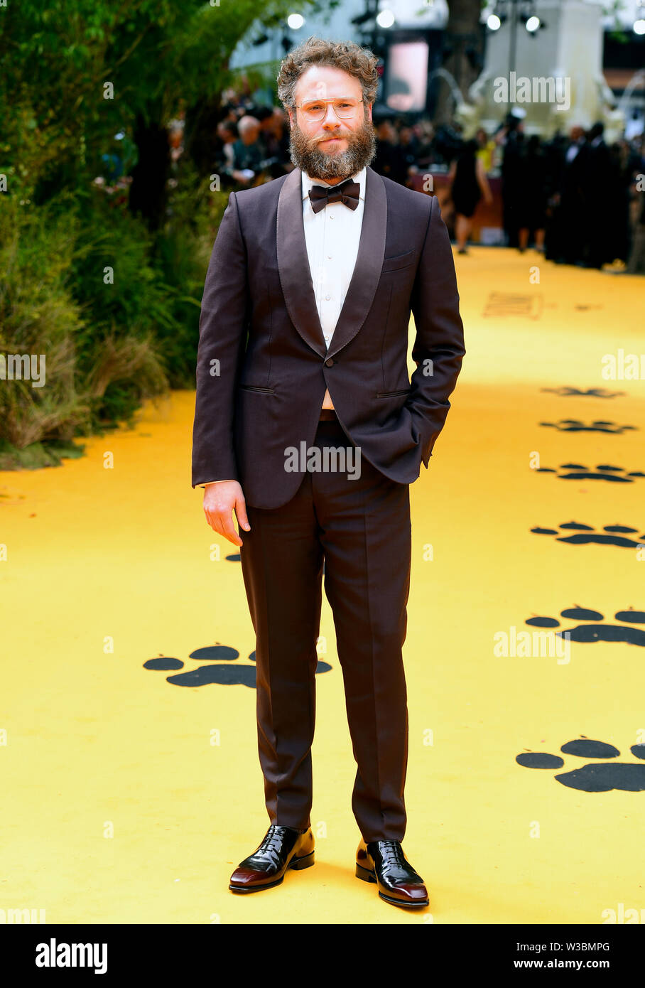 Seth Rogen attending Disney's The Lion King European Premiere held in ...