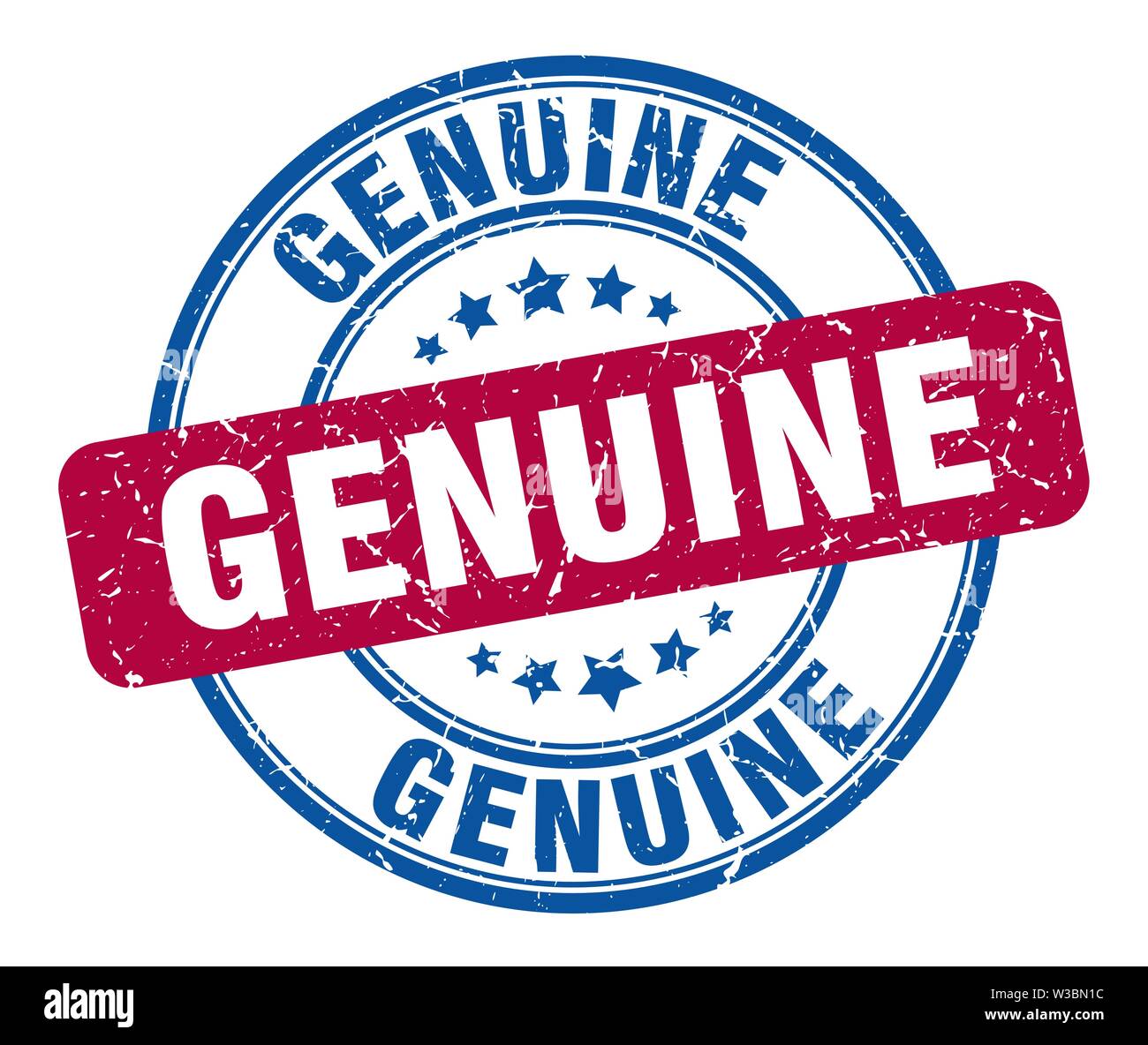 genuine stamp. genuine round grunge sign. genuine Stock Vector Image ...