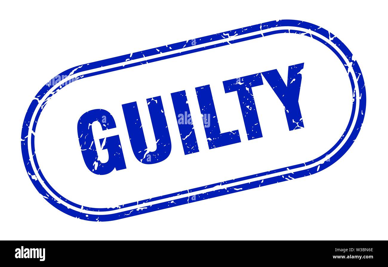 guilty stamp. guilty square grunge sign. guilty Stock Vector Image ...