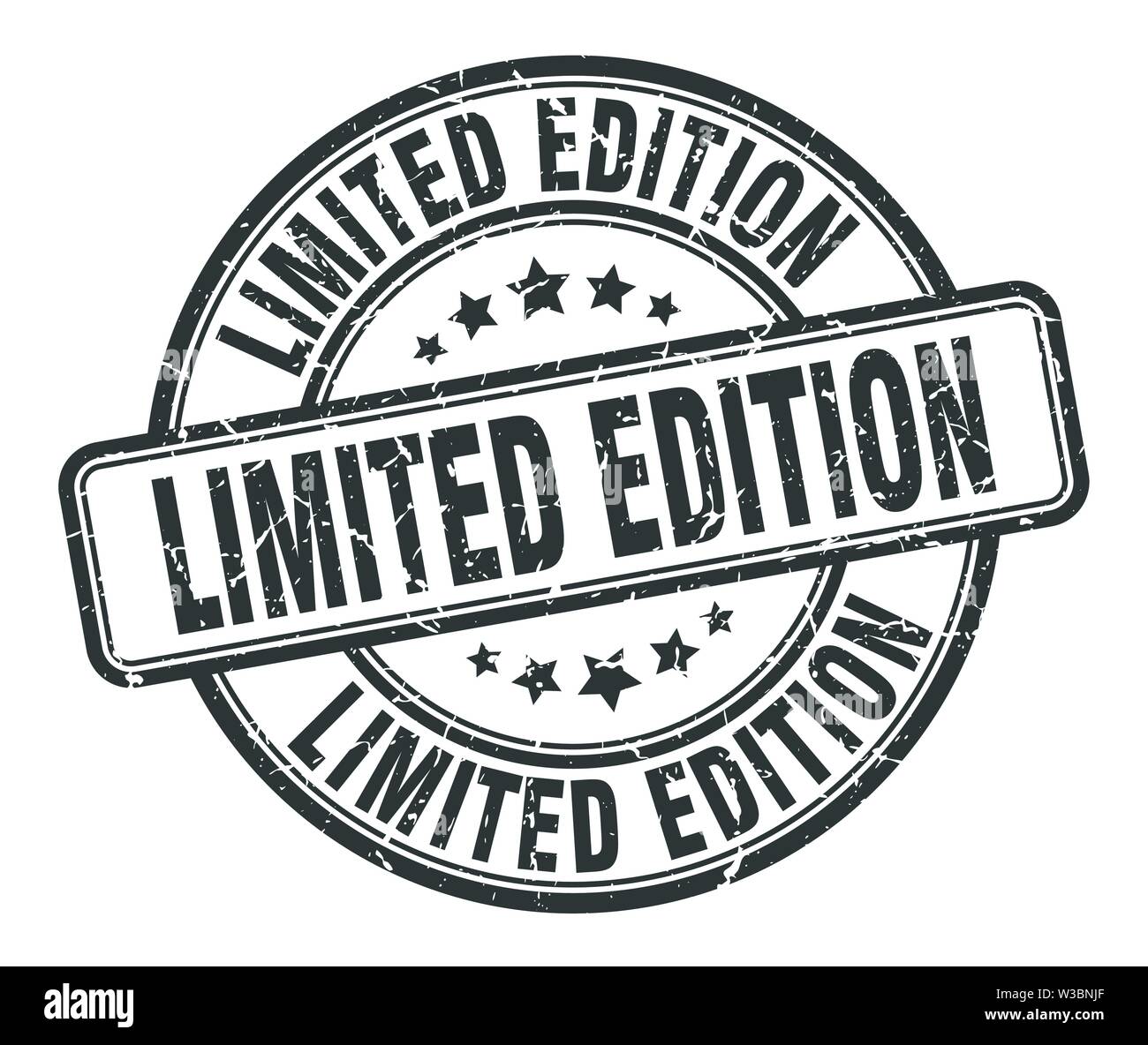 limited edition stamp. limited edition round grunge sign. limited ...