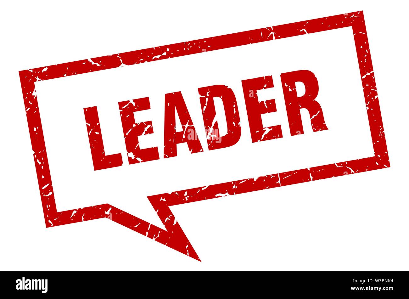 Leader sign square speech Stock Vector Images - Alamy