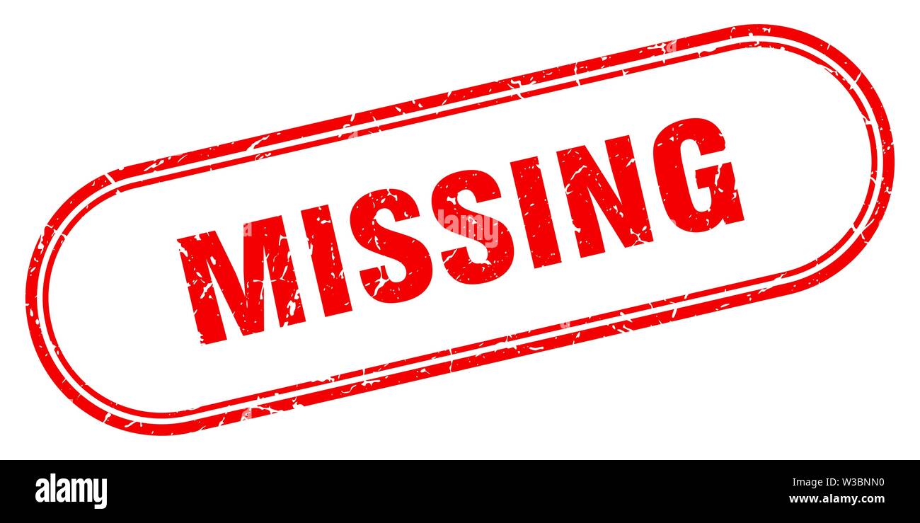 missing stamp. missing square grunge sign. missing Stock Vector Image ...