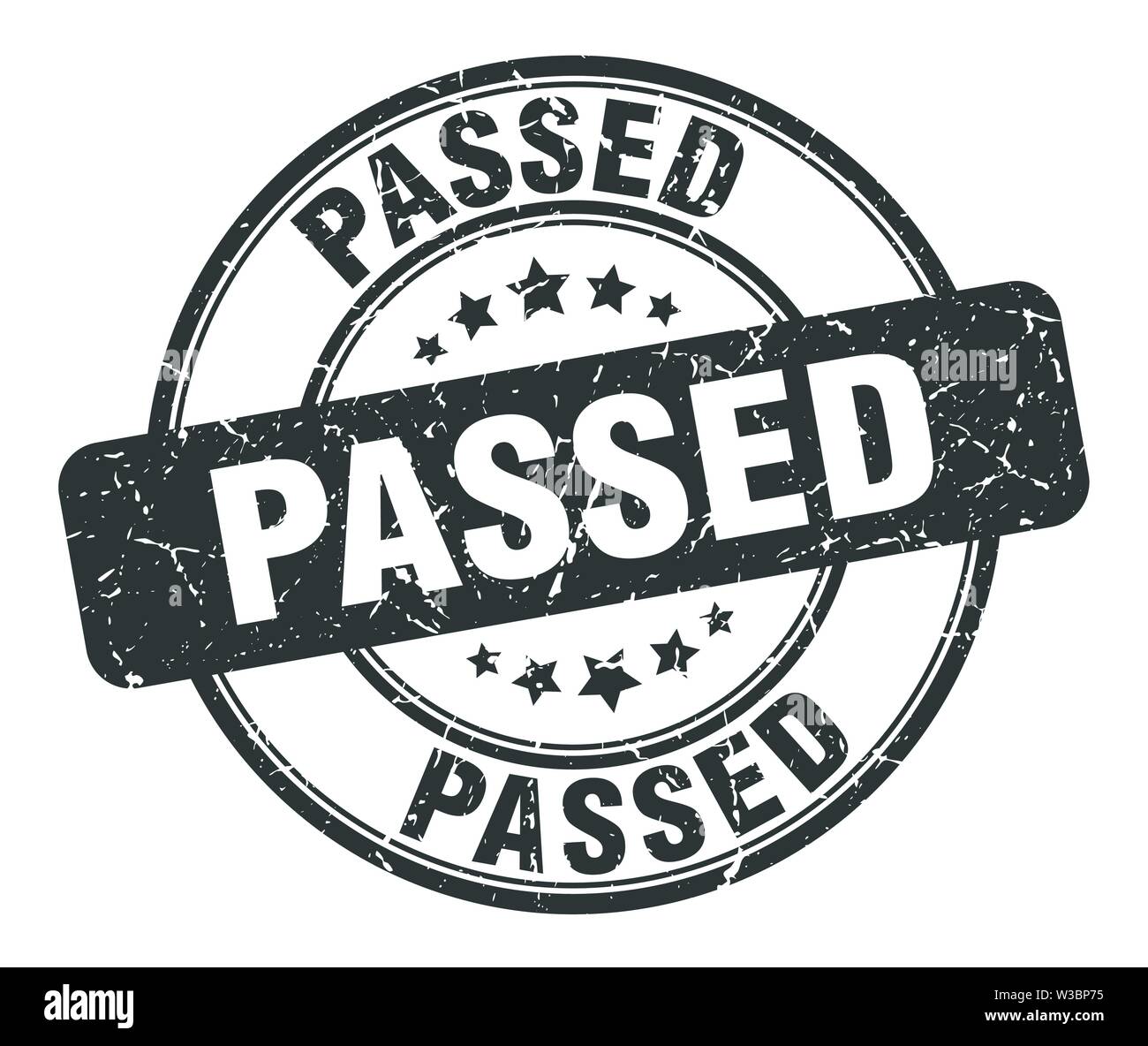 passed stamp. passed round grunge sign. passed Stock Vector Image & Art ...