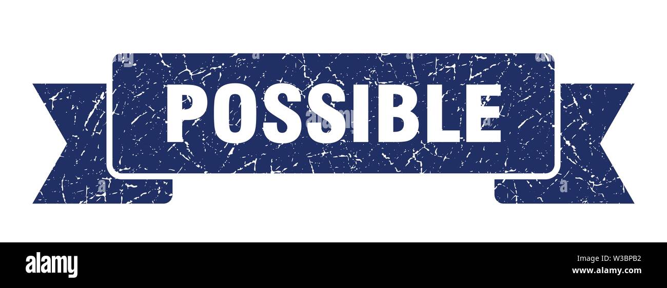 possible grunge ribbon. possible sign. possible banner Stock Vector ...