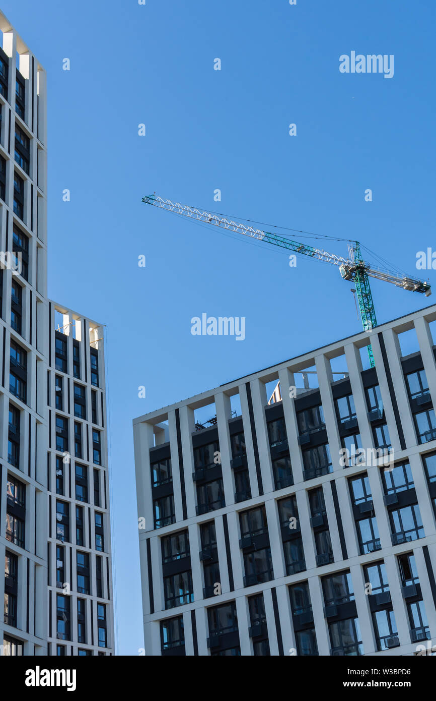 Construction of residential buildings, new multi-storey houses in Kiev ...