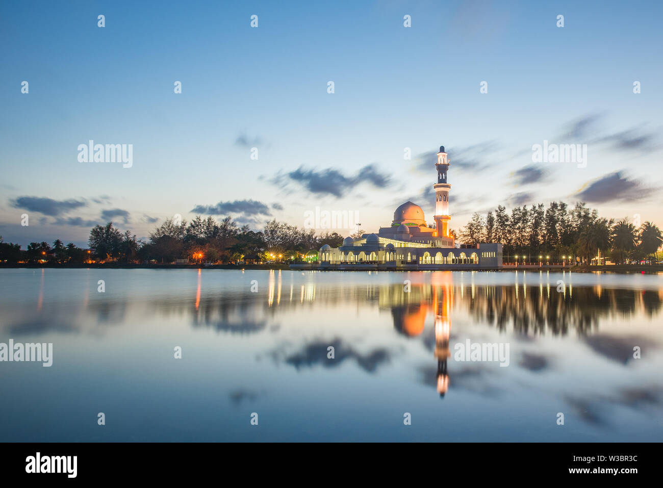 Floating Mosque in Kuala Terengganu, Malaysia Stock Photo - Alamy