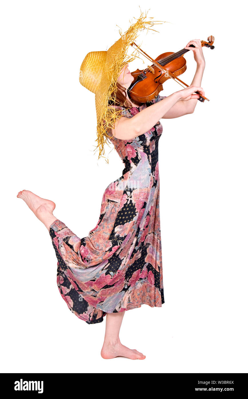 Music play woman Cut Out Stock Images & Pictures - Alamy