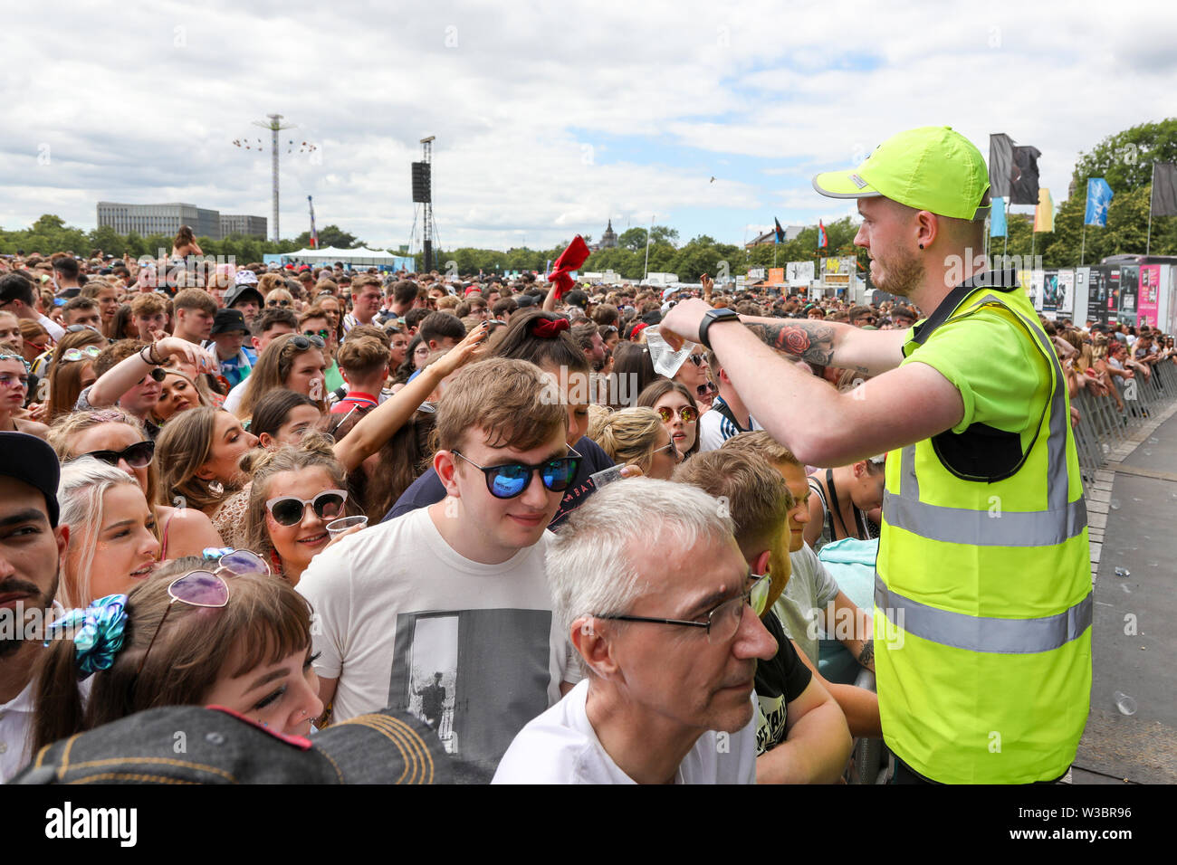 Glasgow, Scotland, UK. 14th July 2019. Thousands of music fans turned ...